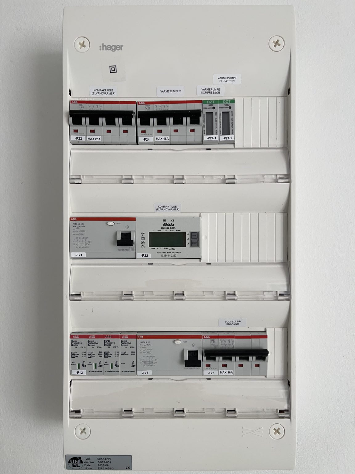 Køb Eltavle - 1 hos Elvandvarmer.dk i dag!